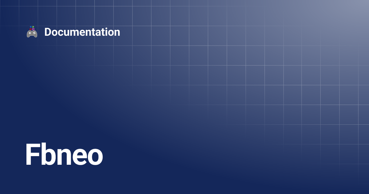 Fbneo | Documentation